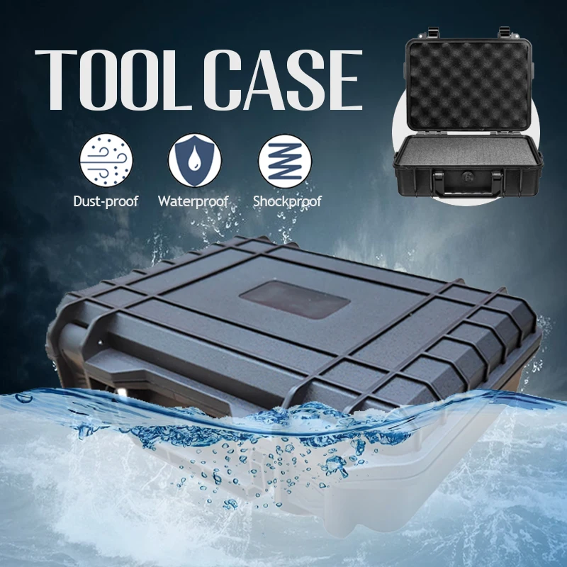 Toolbox Safety Equipment Instrument Case With Pre cut Sponge Waterproof ...