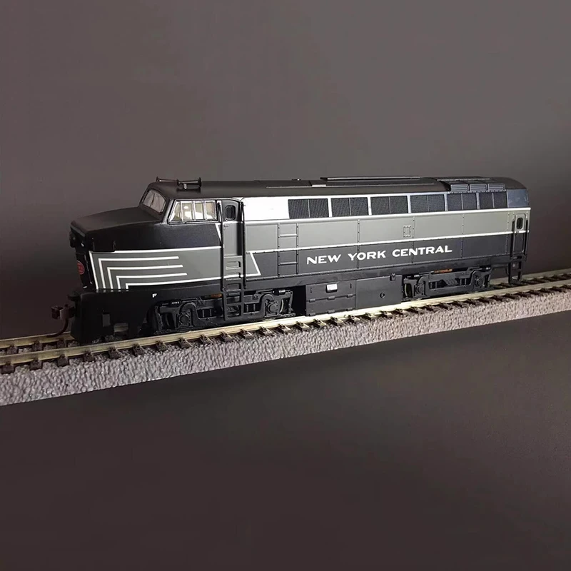 Train Model Toys HO 1/87 Series Diesel Locomotive Dynamic with Lighting ...