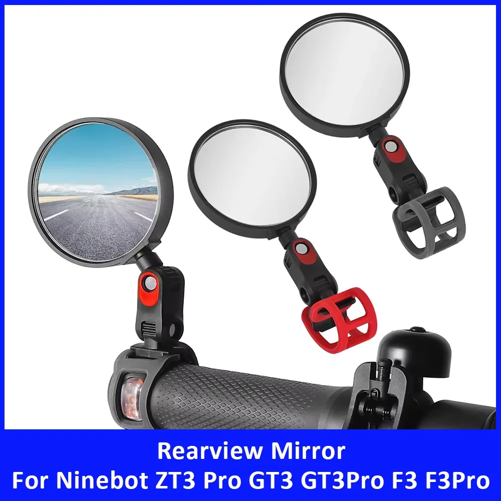 Electric Scooter Rear View Mirrors for Ninebot MAX G3 G2 G30 ZT3 Pro ...