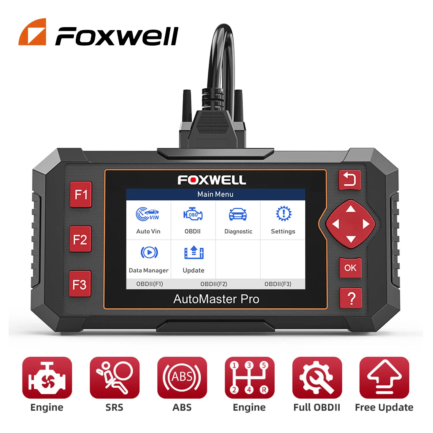 FOXWELL-NT604-Elite-OBD2-Auto-Scanner-ABS-SRS-Engine-Transmission-Code ...