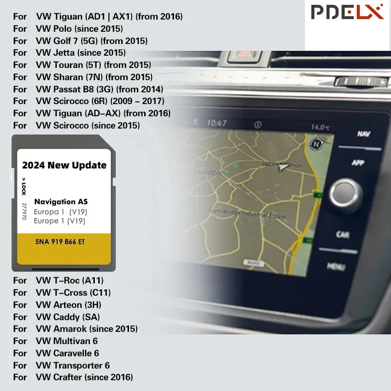 32GB-SD-Card-Navigation-AS-V19-for-VW-Sharan-from-2015-Discover-Media ...