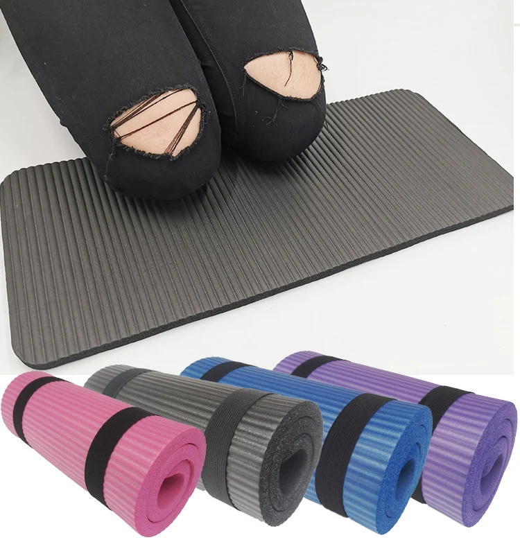 1.5cm Extra Thick Sport Knee Pad Non-slip Foam Yoga Pads Fitness ...