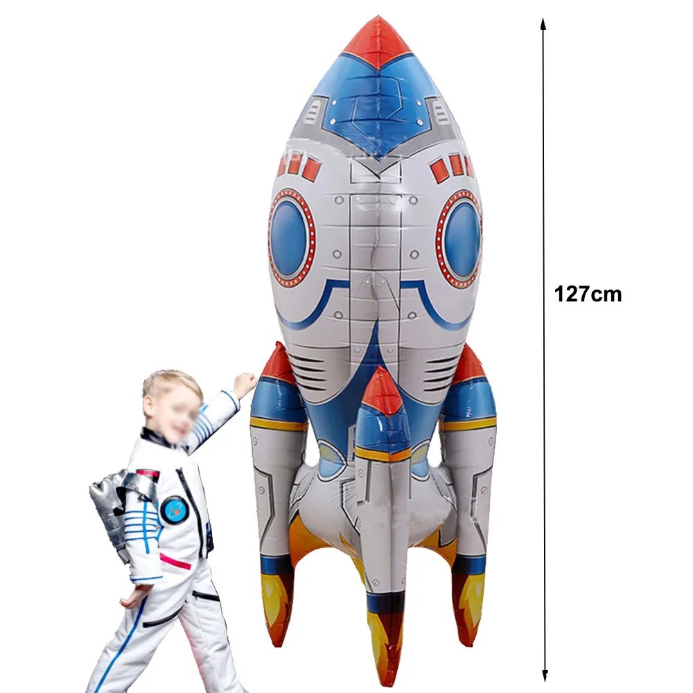 4D-Standing-Foil-Inflatable-Rocket-Balloons-Rocket-Balloon-Kids-Outer ...