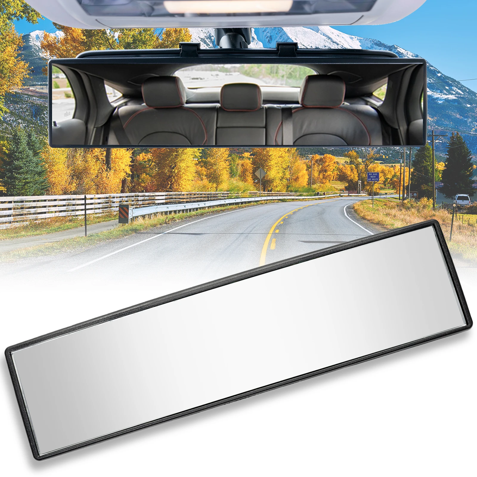 Car-Rear-Mirror-Wide-angle-Rearview-Mirror-300mm-12-270mm-11-6-Wide ...