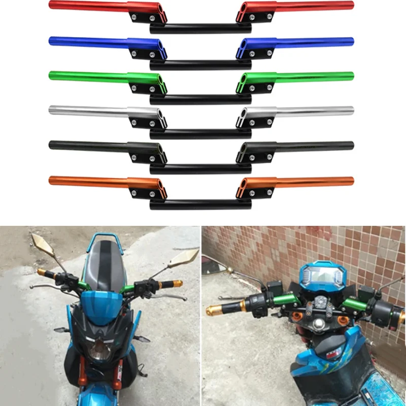 Motorcycle-CNC-Adjustable-Steering-Handlebar-7-8-Removable-Handle-Bar ...