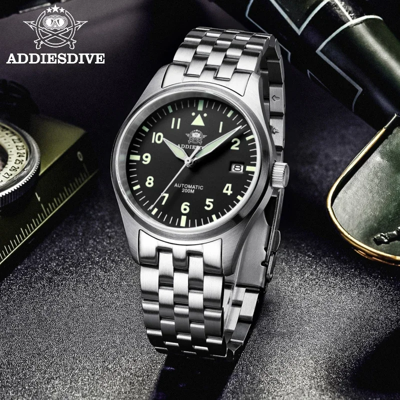 ADDIESDIVE-MY-H2-Men-Automatic-Watch-20Bar-Diver-Waterproof-NH35A ...