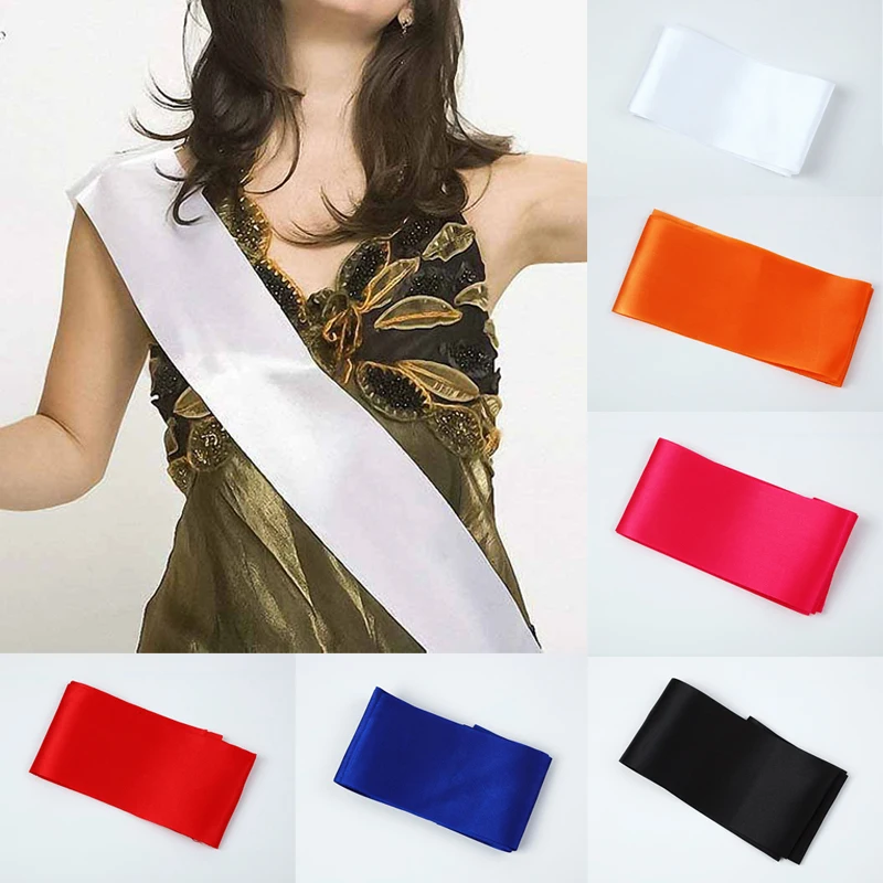 Blank-Shoulder-Strap-Birthday-Party-Sashes-Wedding-Award-Ceremony-Sash ...