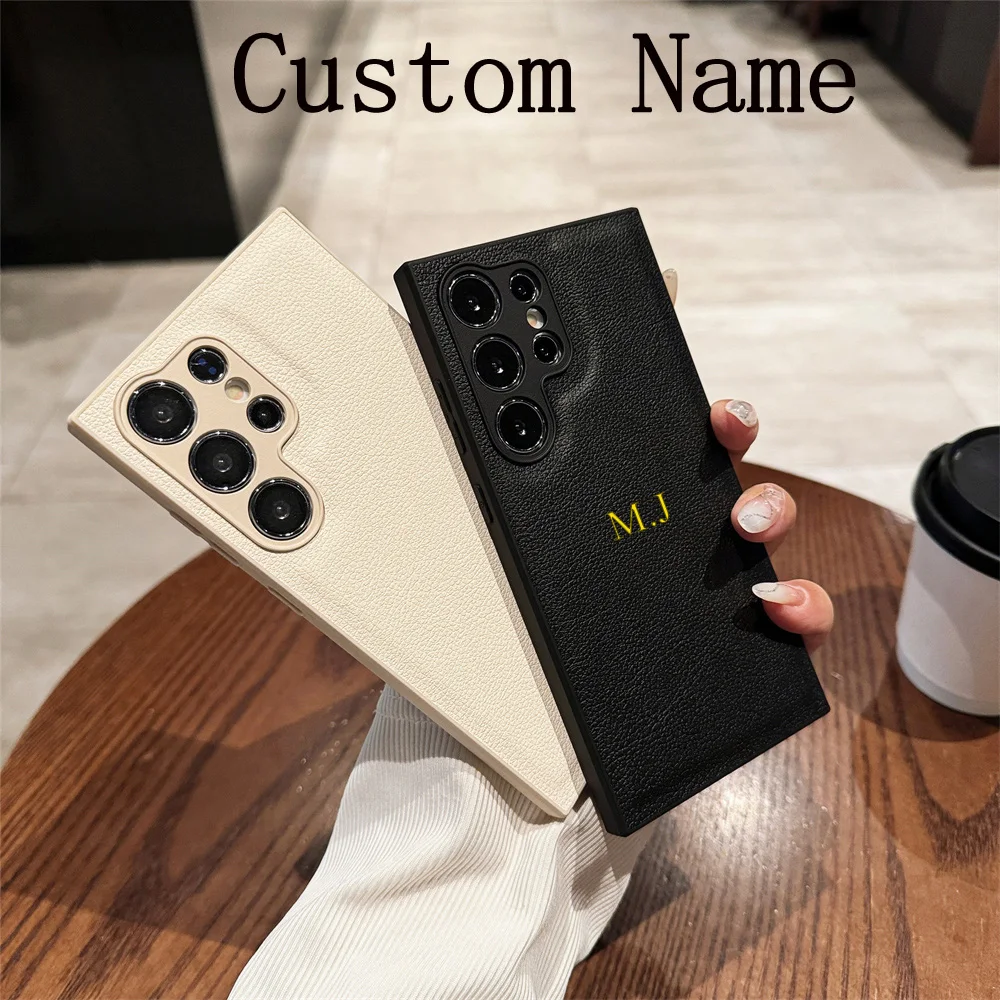Personalized Customize Name Letters for Samsung S24 s25 Ultra S21 S22 ...