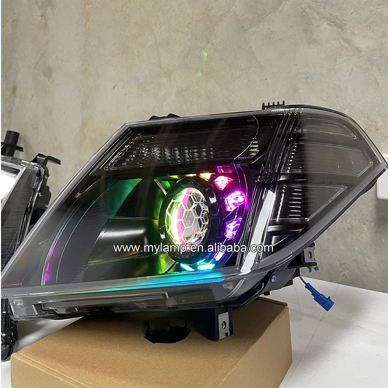 For NISSAN NAVARA D40 Custom LED Projector Headlights-(SPAIN BUILT ...