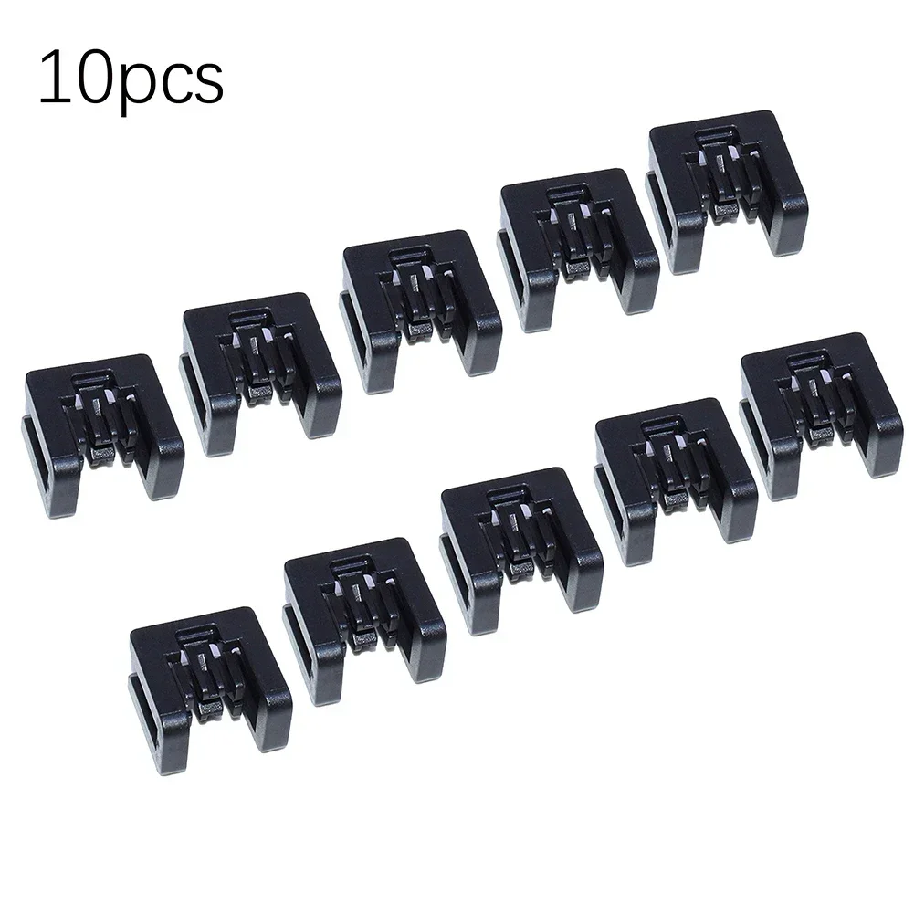 10xWiper Hood Trim Deflector Panel Reset Clip For Nissan For Xtrail For ...