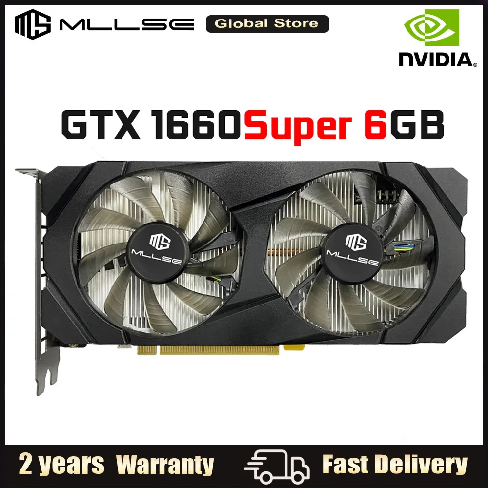 Mllse Graphics Card Gtx1660 Super 1660ti 6gb Gddr6 192 Bit Pci-e 3.0×16 ...