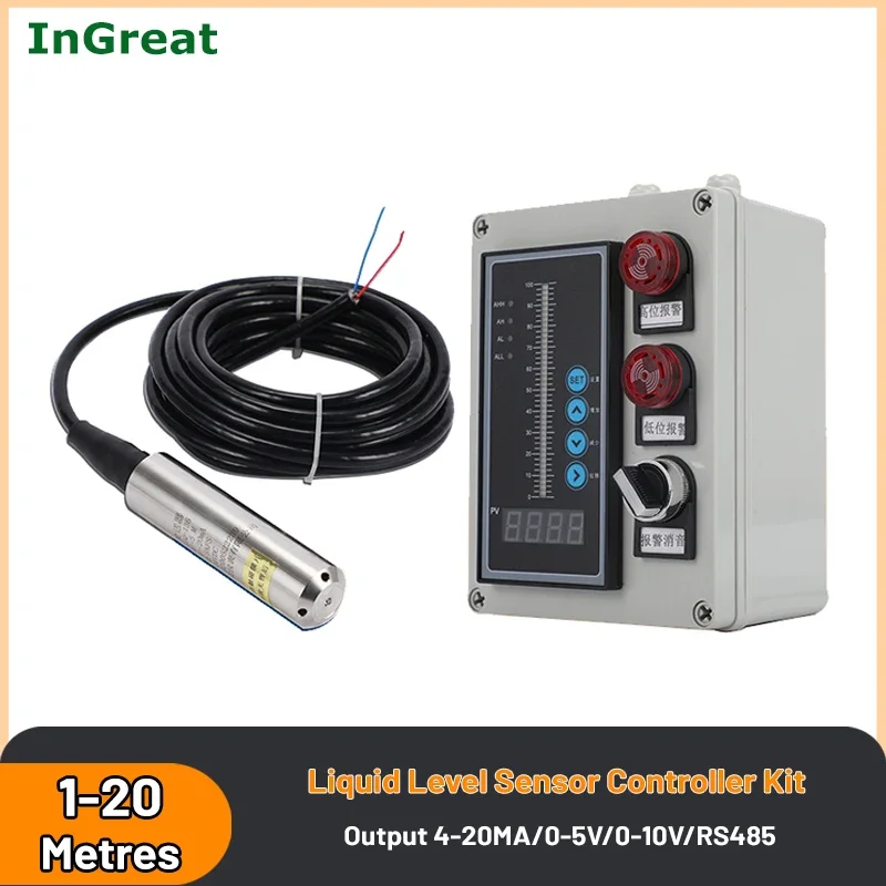 Input-Level-Transmitter-Liquid-Level-Sensor-Controller-Static-Pressure ...