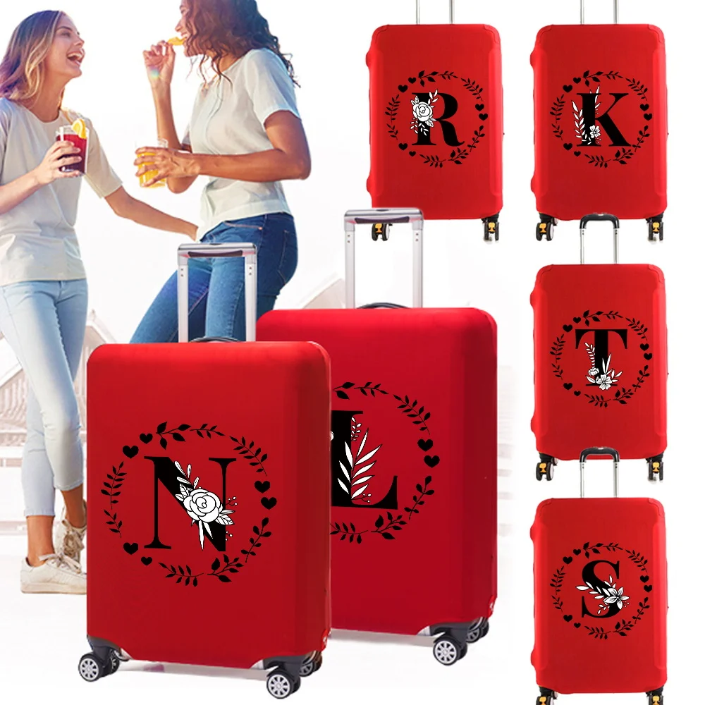 Luggage Cover Travelneedments Red Luggage Cover Dust Proof Scratch ...