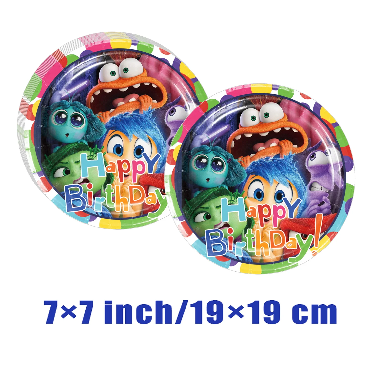 Set de decoración para fiesta de cumpleaños de Disney Inside Out 2 ...