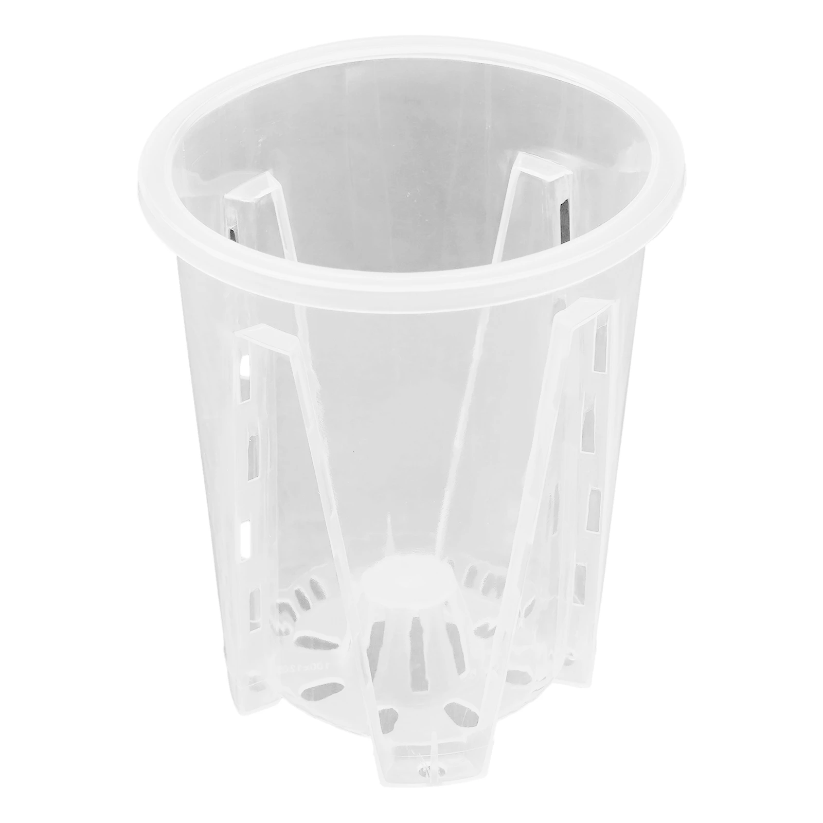 Translucent Flower Pot with Drainage System for Indoor Plants Made of ...