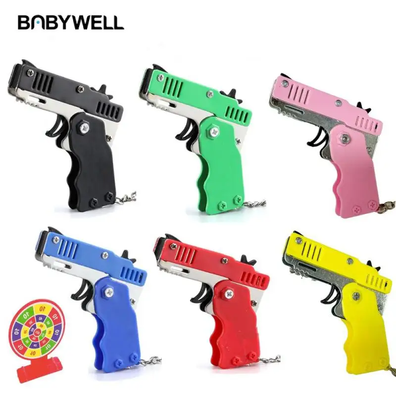 Folding-Gun-Sturdy-And-Durable-Interesting-Alloy-Model-Gun-Creativity ...