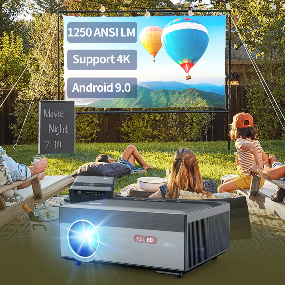 4k 15000lumens Led Projector For Home Theater 300inch Android 5g Wifi ...