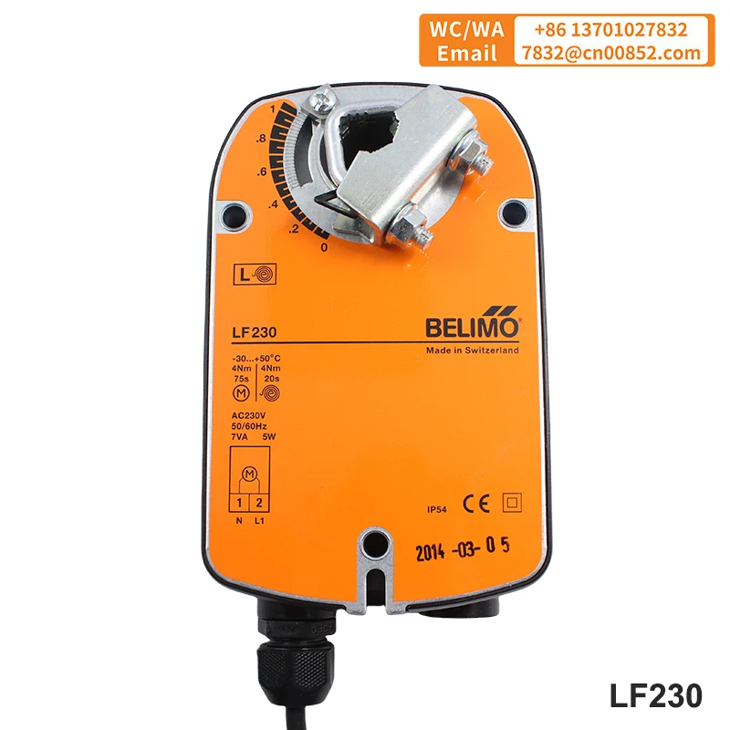 Belimo LF230 LF230-S On/Off 4NM Spring Return AC230V Motorzied Damper ...