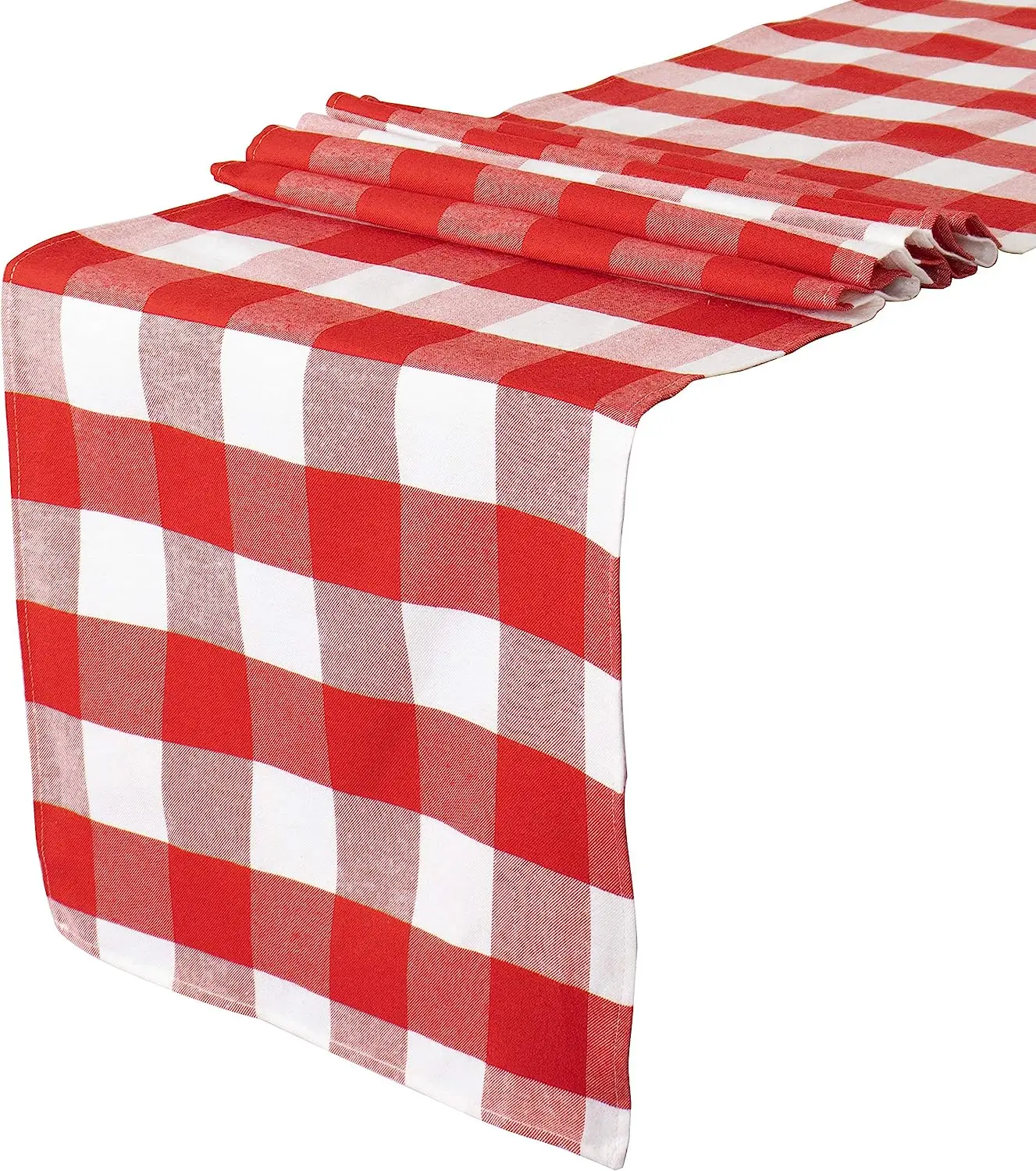 Buffalo-Check-Table-Runner-Red-and-White-Checkered-Tablecover-Family ...