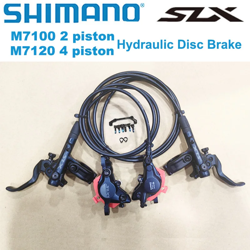 Shimano SLX M7100 2 piston M7120 4 piston Hydraulic Disc Brake for ...