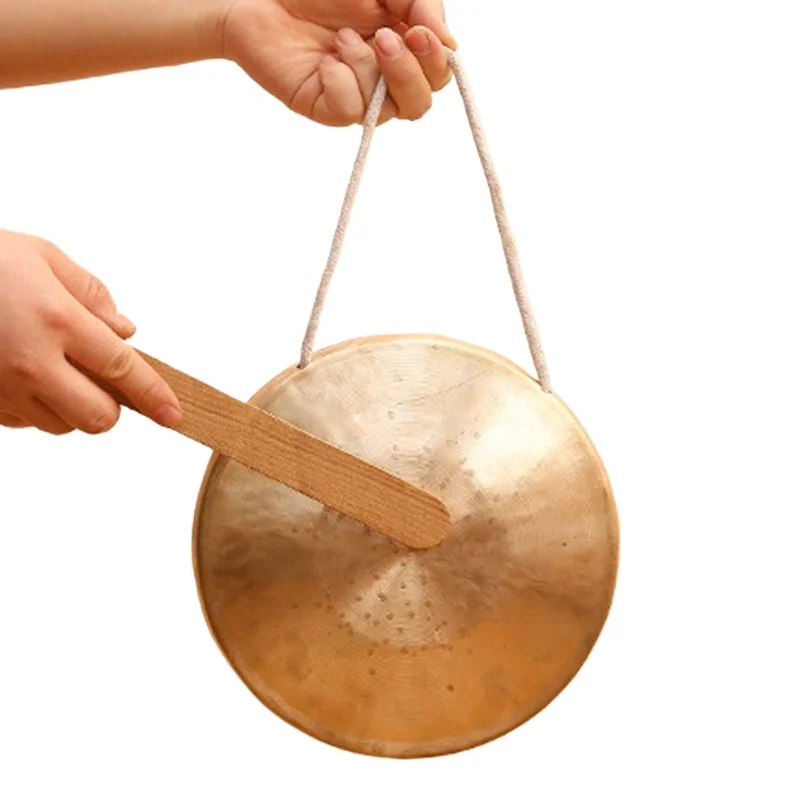 Chinese Tradition Gongs Handheld Beginner Practice Gong Low Volume ...