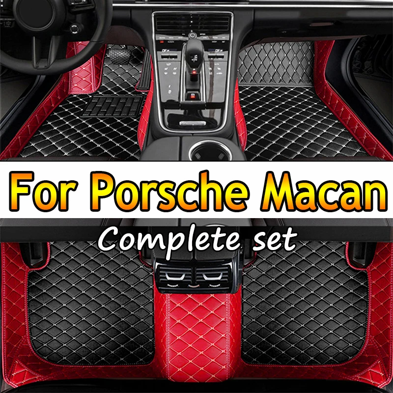 Car-Floor-Mats-For-Porsche-Macan-95B-2018-2017-2016-2015-2014-Leather ...