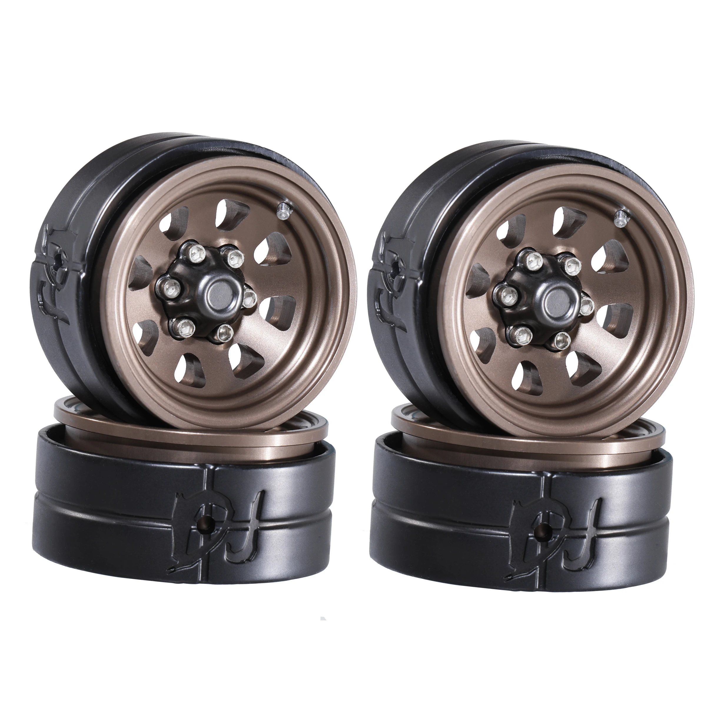 DJ 1.3 Beadlock Wheel 8-Spoke Retro Wheels Beadlock Deep Dish 1.3 ...