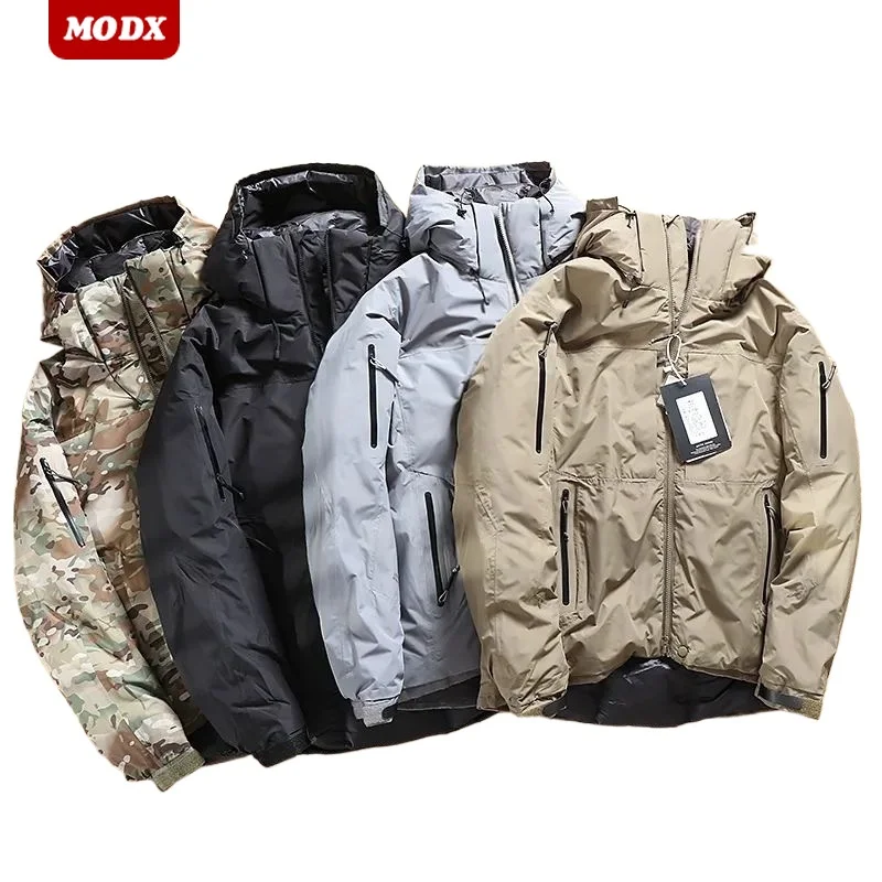 Men Winter Windproof Snow Warm Down Jacket Loose Thicken Comfortable ...