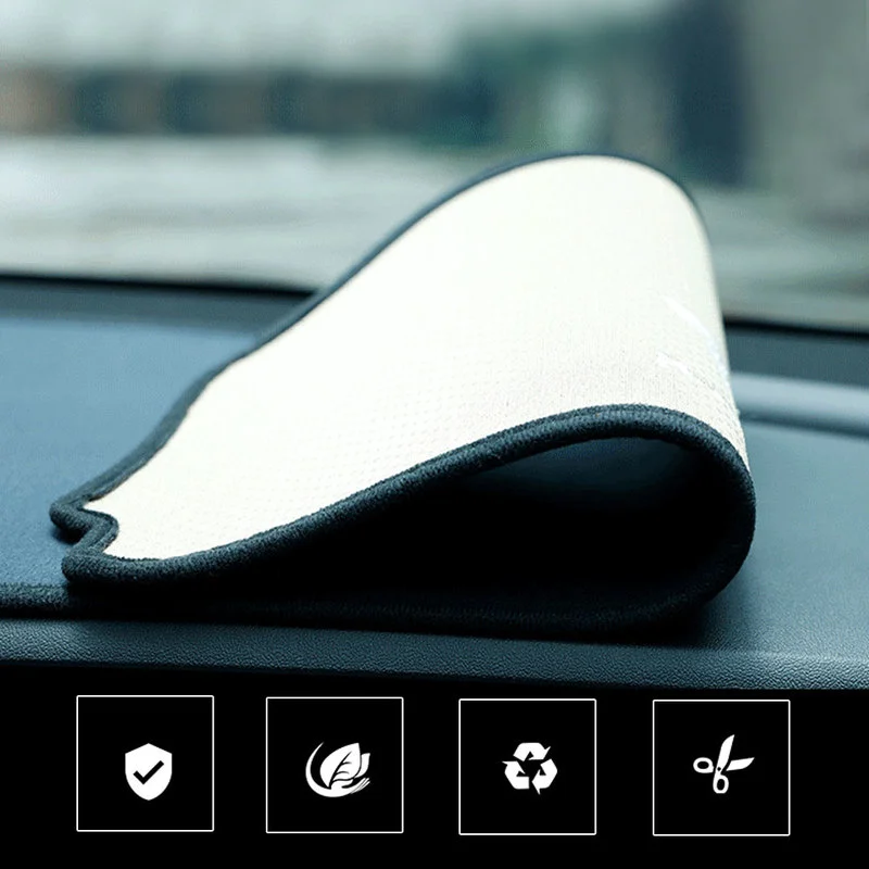 Car Dashboard Pad Cover Sun shading Non slip Dash Carpet Mat Protector ...