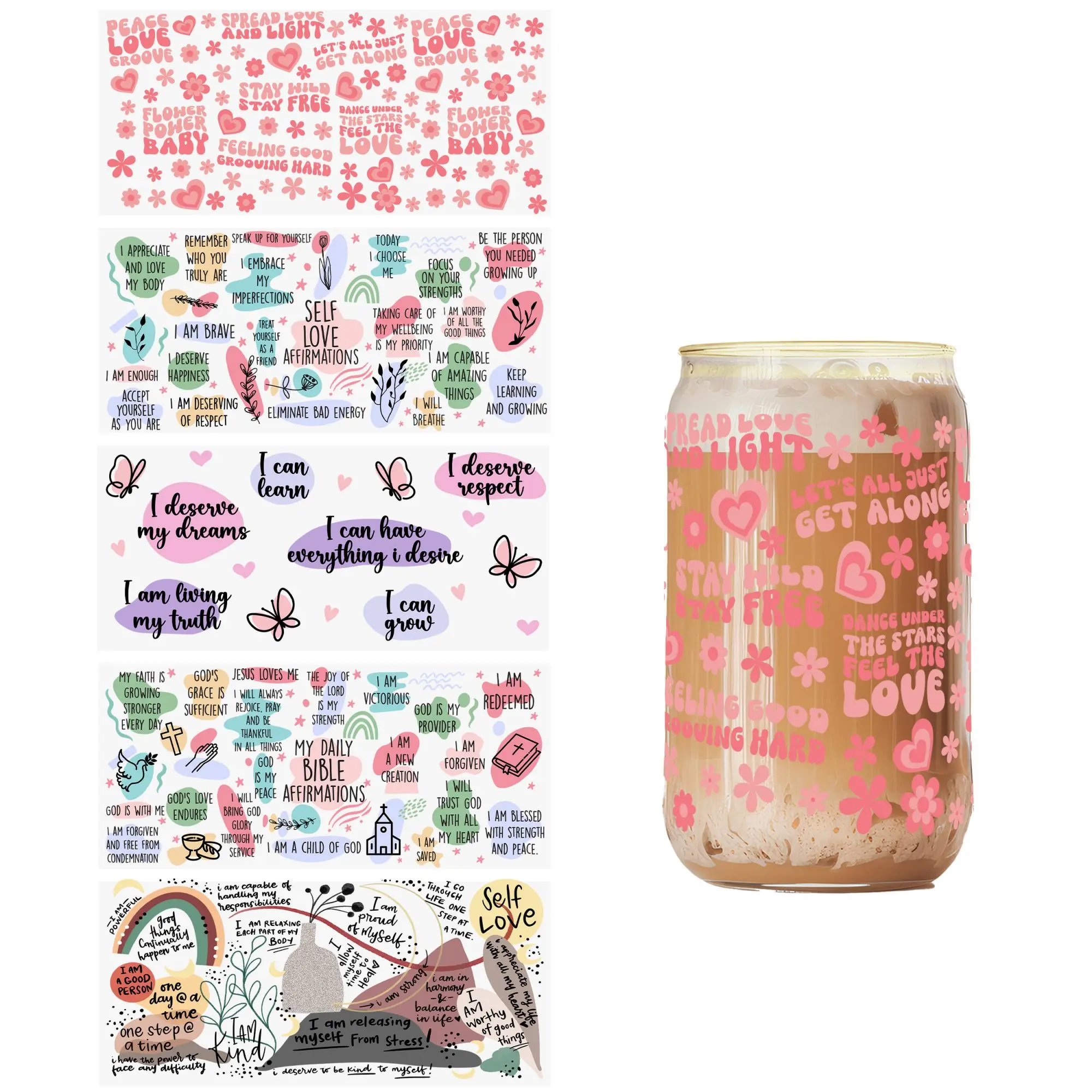 5-Bible-Verse-UV-DTF-Cup-Wraps-Waterproof-Stickers-for-16oz-Glass-3D ...