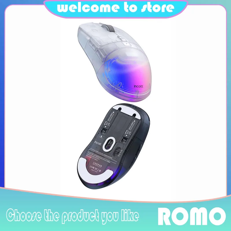 INCOTT-HPC02-HPC02pro-wireless-dual-mode-e-sports-gaming-mouse-micro ...
