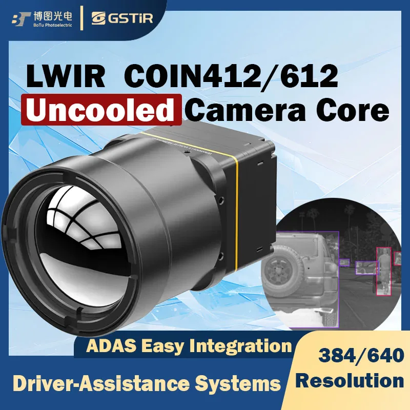 COIN 640x512 Automotive Uncooled Infrared Thermal Imaging Camera IP67 ...
