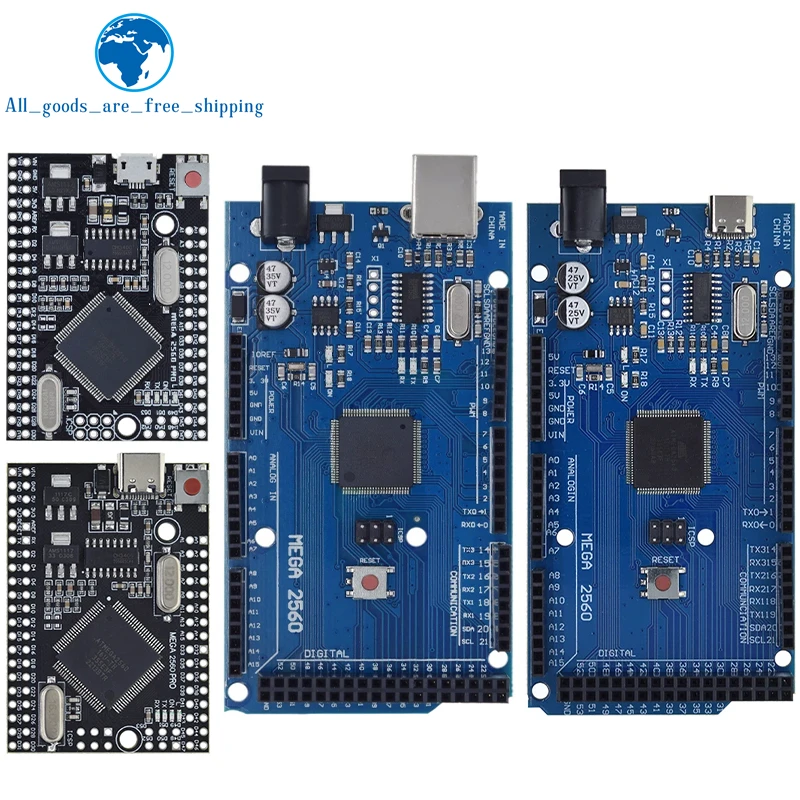 TZT-Mega2560-ATMEGA16U2-Pro-Mini-MEGA-2560-Mega-WiFi-R3-ATmega2560-Chip ...