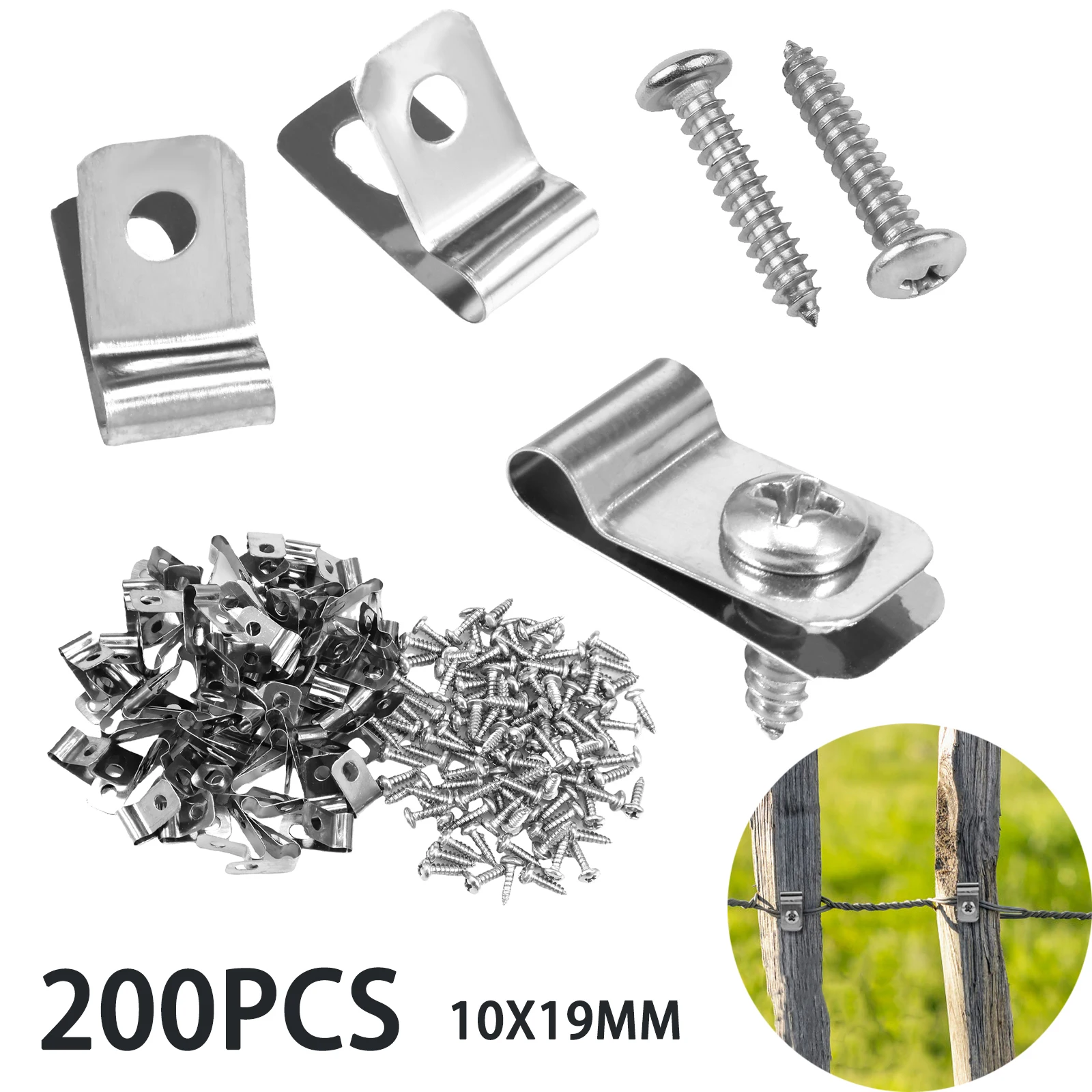 200-Pcs-Wire-Fence-Clips-Garden-Fence-Wire-Agricultural-Fencing ...