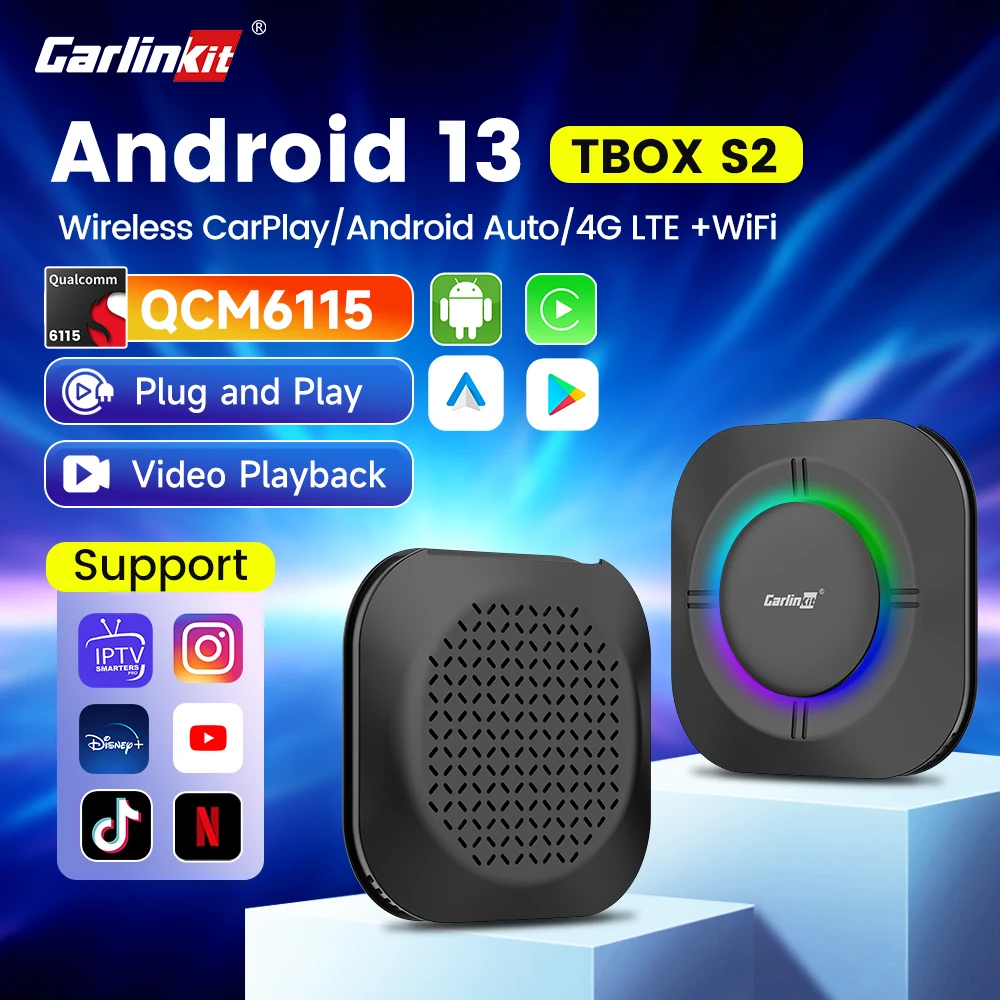 2025 carlinkit 3 em 1 android 13 s2 carplay ai caixa android auto sem ...