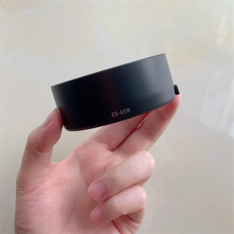 ES 65B capa da lente da câmera para canon eos r rp r5 r6 com rf 50mm f1.8 stm 43mm uv filtro ...