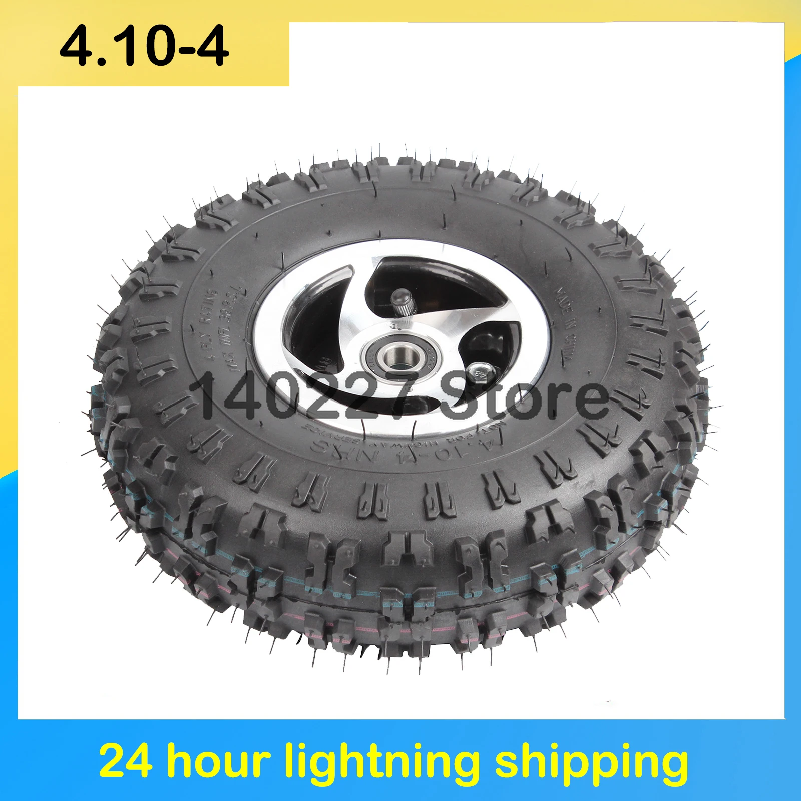 Pneumatic-Off-road-4-10-4-Tire-10-Inch-Wheel-19mm-17mm-15mm-Axle-Hole ...