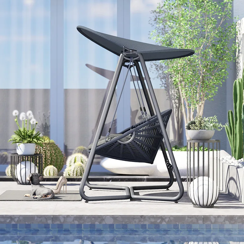 Intelligent Electric Automatic Outdoor Swing with Covered Courtyard ...