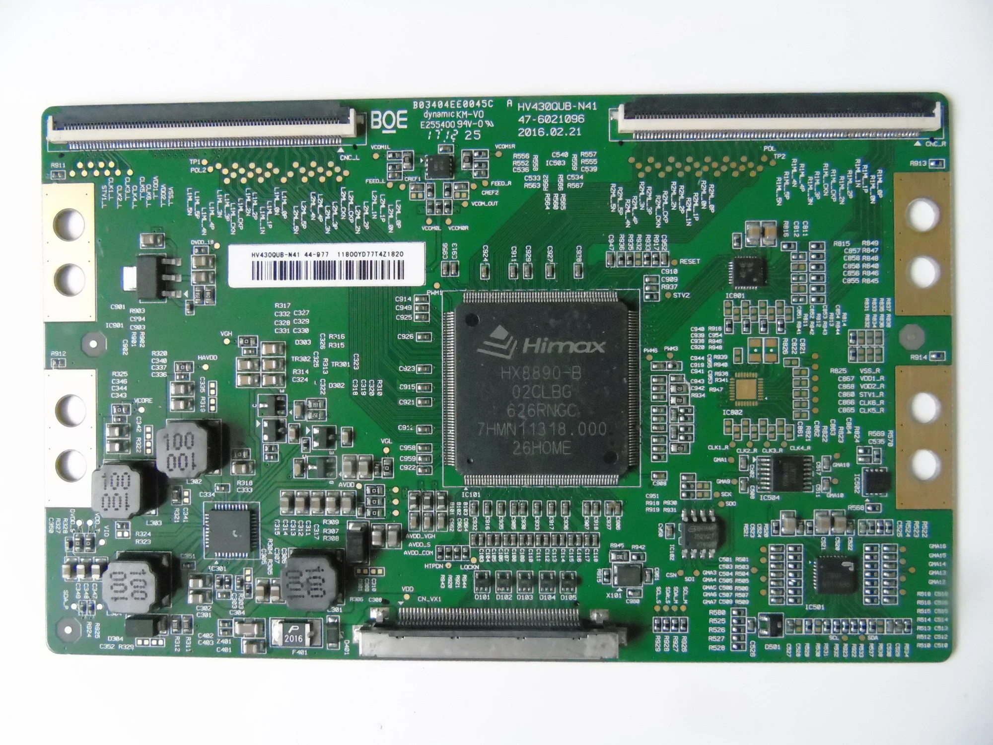 43puf6261 led43ec500u screen hv430qub-n41 logic board 47-6021096