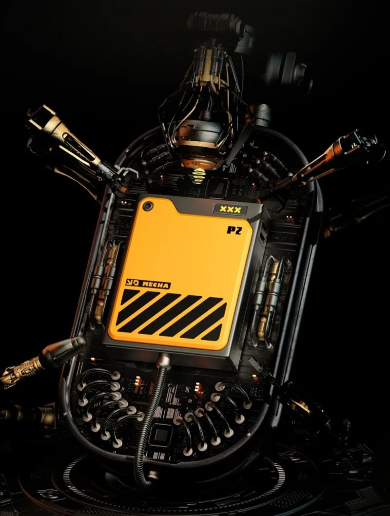 X-LIVE-P2-Cyberpunk-Mobile-Power-Bank-10000mah-Mecha-Bumblebee-Magnetic ...