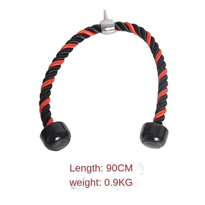 Tricep Rope Push Pull Down Cord for Bodybuilding Equipment – AllFitness ...