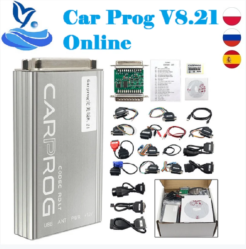 Carprog V8.21 Online V10.93 Auto ECU Chip Tuning Full Universal Car ...