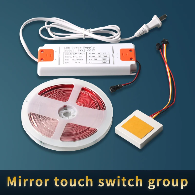LED-light-12V-mirror-touch-dimmer-switch-mirror-light-color-temperature ...