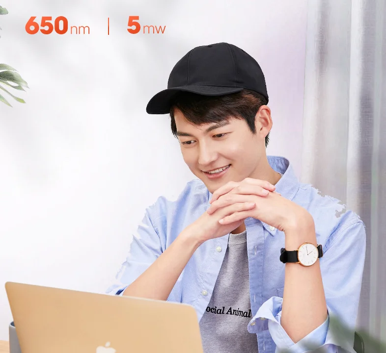 Red-Light-Cap-Infrared-Light-Therapy-with-96-Laser-660nm-Red-Light-and ...