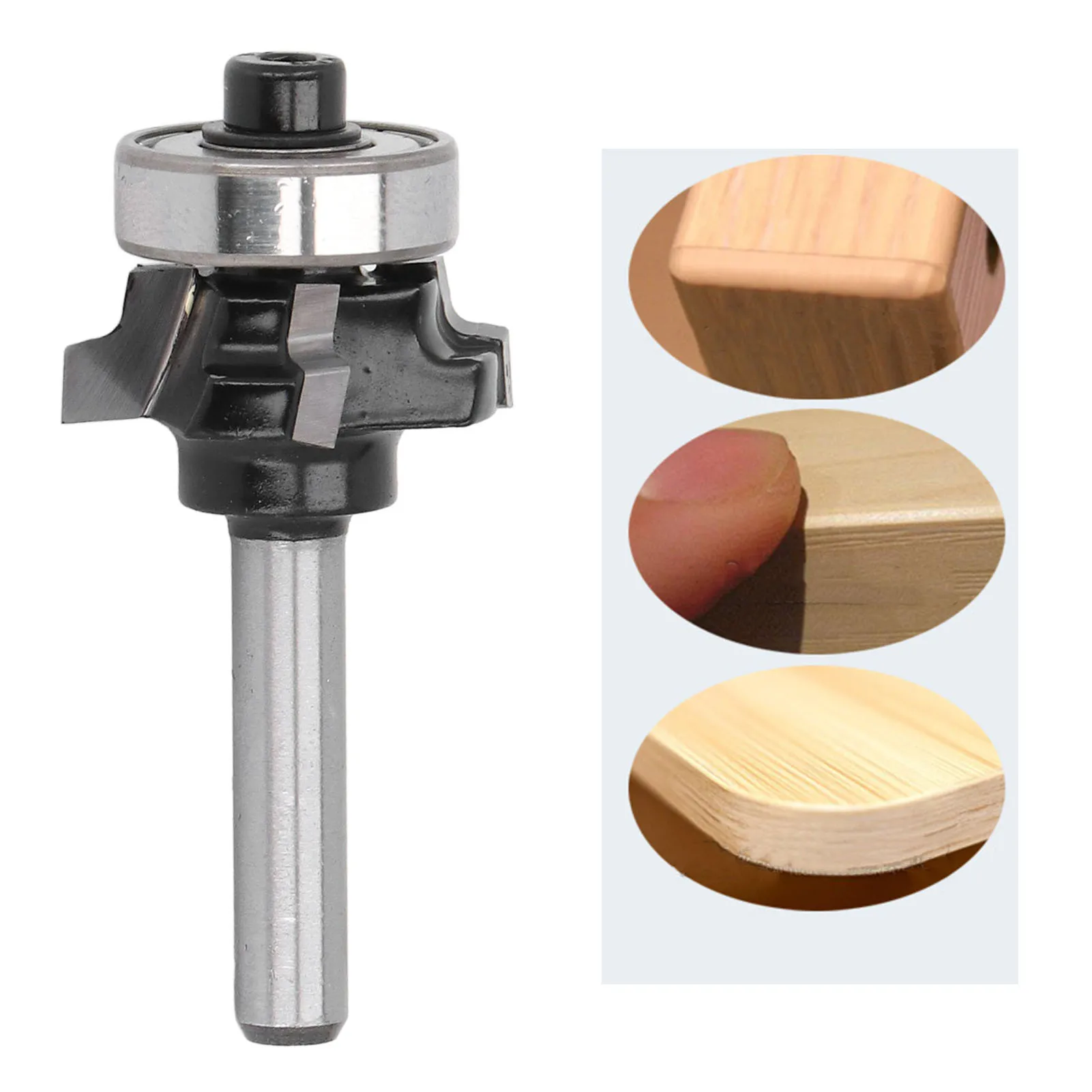 4 Flutes Roundover Edging Router Bit Cemented Carbide Forward Edge ...