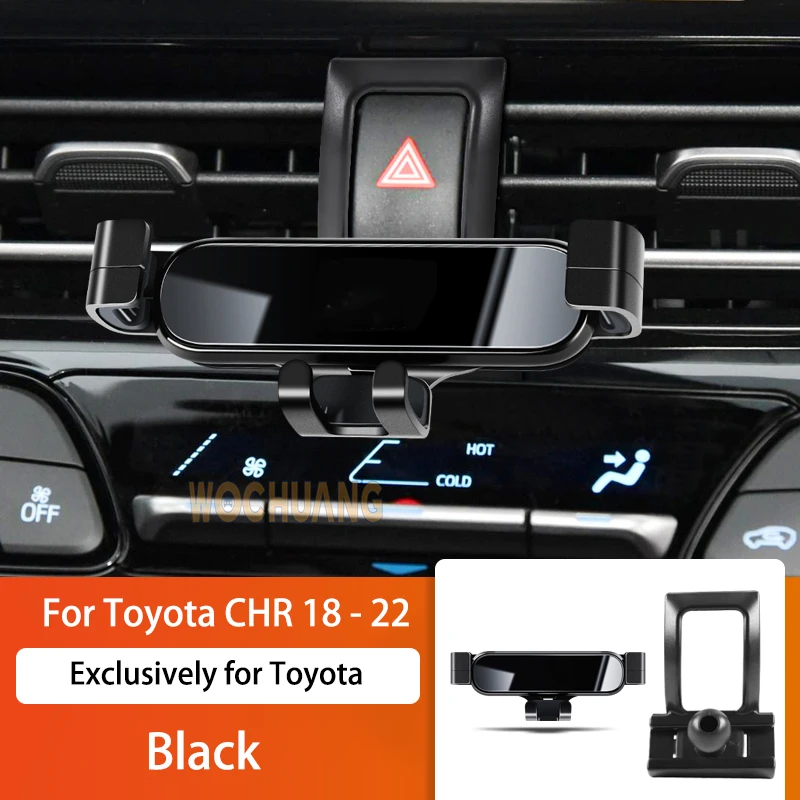 Car-Mobile-Phone-Holder-For-Toyota-CHR-2018-2022-360-Degree-Rotating ...