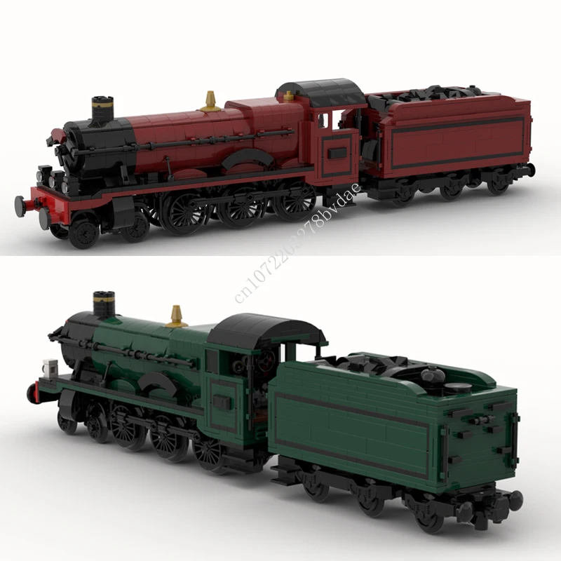 Railway-Train-Series-MOC-GWR-Hall-Class-Olton-Hall-Steam-Locomotive ...