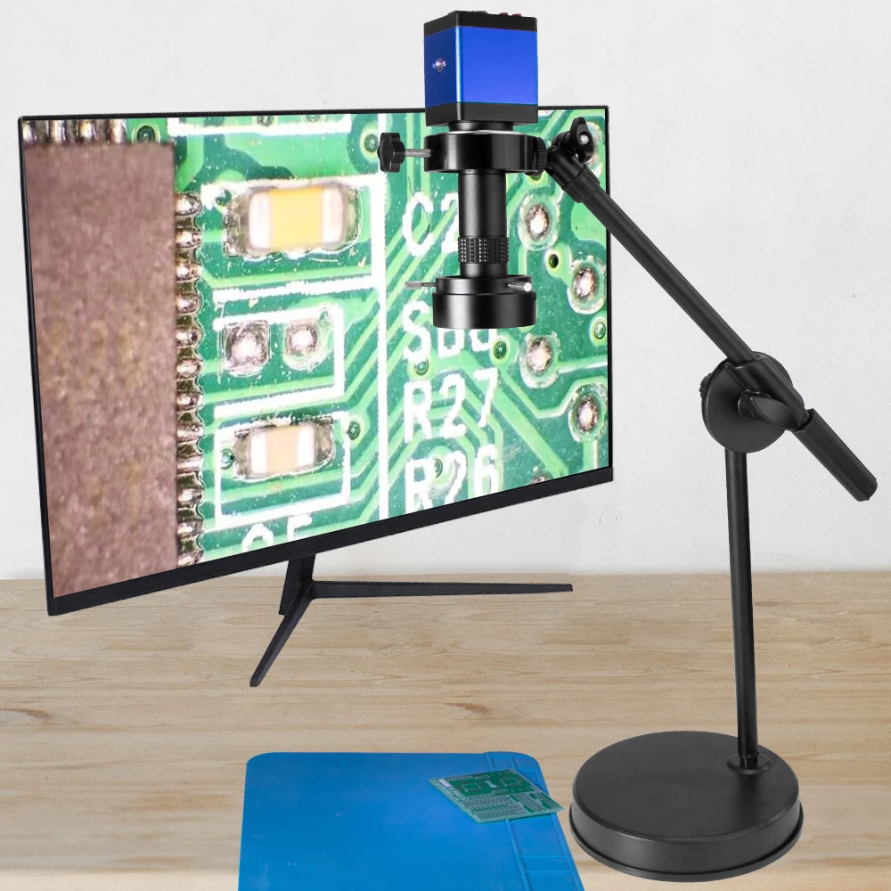 13MP-1080P-HDMI-VGA-Digital-Video-Monocular-Microscope-Camera-Continus ...