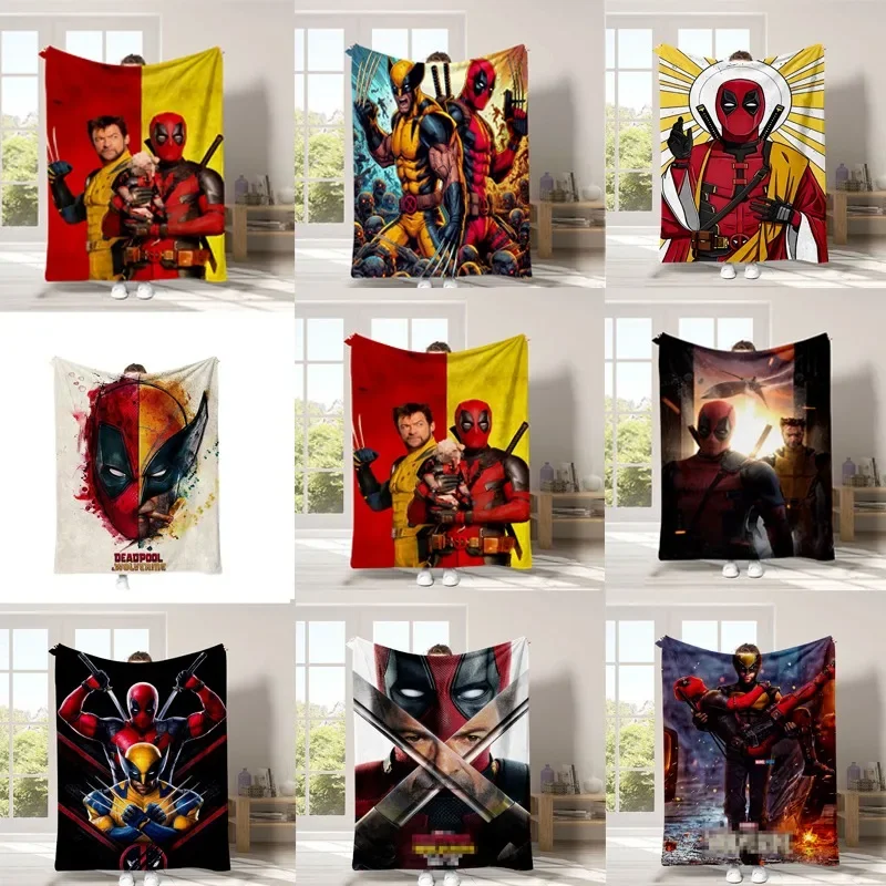 Deadpool-Wolverine-Blankets-Cartoon-Character-Blanket-Plush-Blanke ...