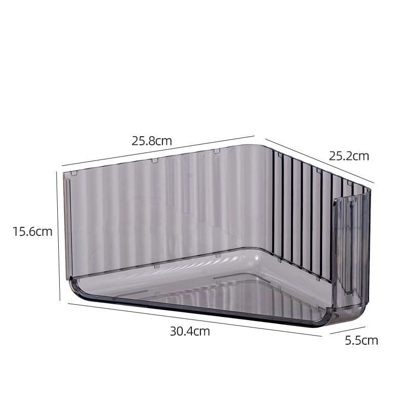 Multifunctional Plastic Storage Rack Triangle Stackable Bathroom Shelf ...